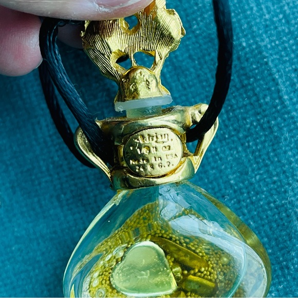 Adrian | Jewelry | Vintage Adrian Perfume 24k Gp Bottle Necklace ...